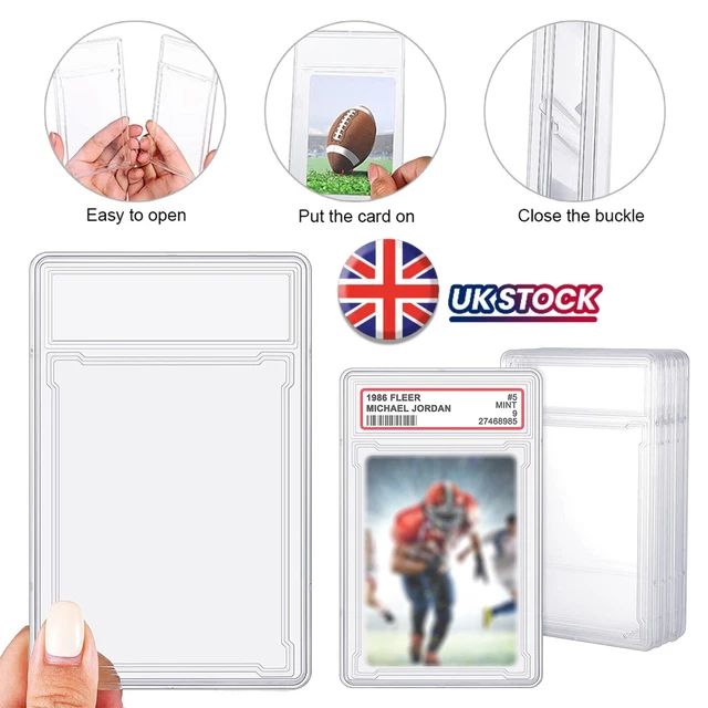 CLEAR EMPTY FOR PSA Grading Card Slab Standard Size Trading Card ...