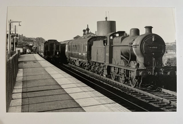 LMS RAILWAY LOCOMOTIVE Photograph - 44160 Tamworth High Level Station ...
