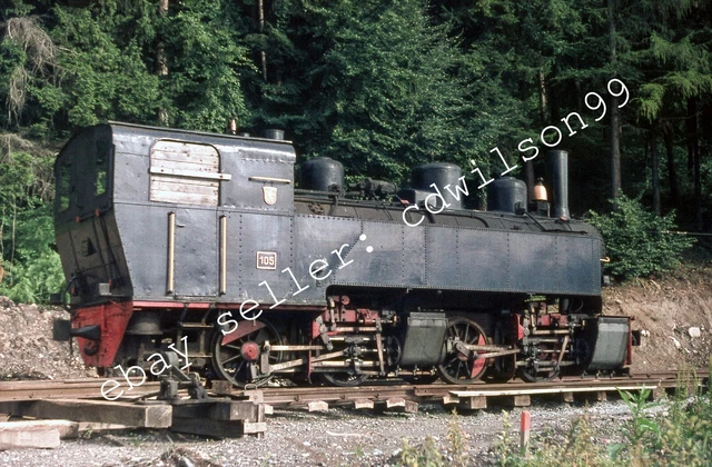 35MM SWISS RAILWAY Slide - Narrow Gauge Locomotive No. 105 1970 [G556 ...