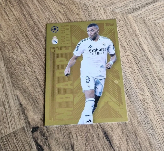 TOPPS MATCH ATTAX Extra 2024/2025 Gold Edge Kylian Mbappe £6.96 ...