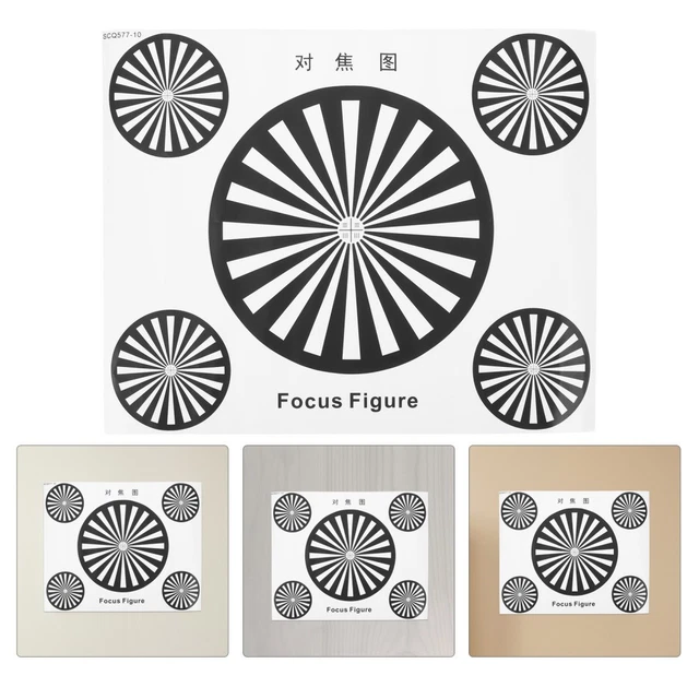 LARGE FOCUS TEST Chart: Camera Alignment Chart - Focus Calibration $41. ...
