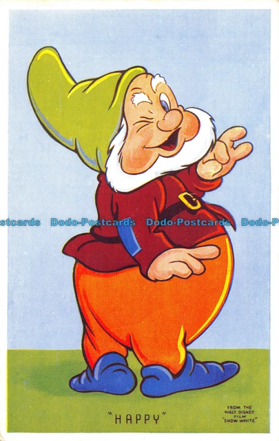 R162745 HAPPY. SCENES from Walt Disney Film Snow White. Valentine £6.85 ...