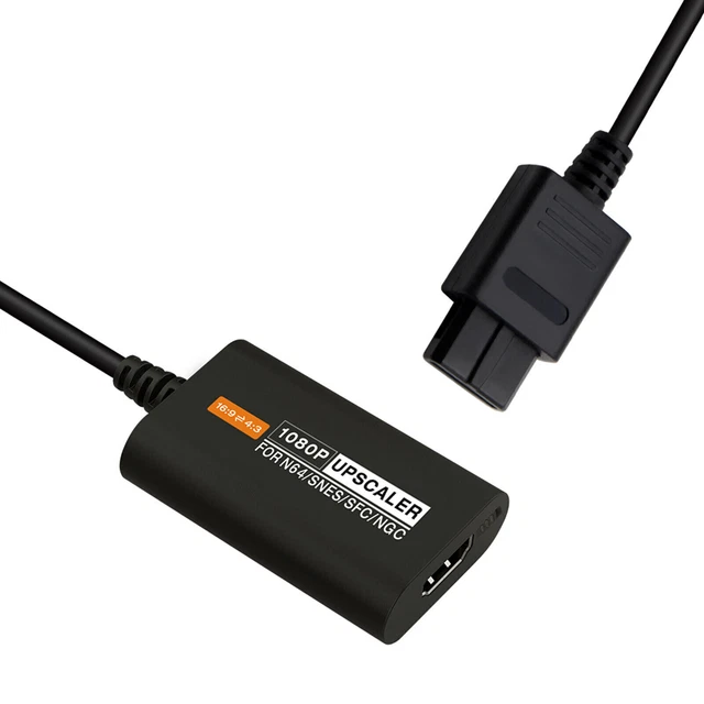 HDMI-COMPATIBLE CONVERTER1080P RETRO Gaming Machine Adapter for N64 ...