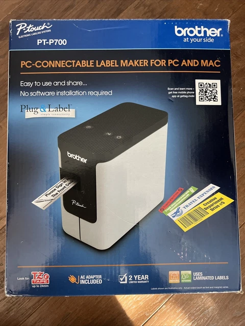 BROTHER PT-P700 PC-CONNECTABLE Label Printer $55.00 - PicClick