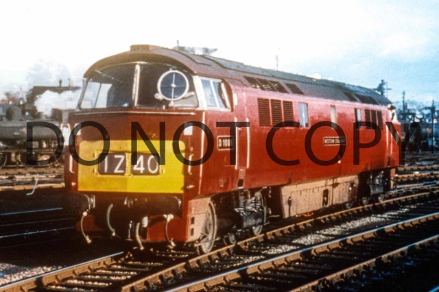 UK DIESEL TRAIN Railway Photograph Of Class 52 Western D1006. Rm52-19 £ ...