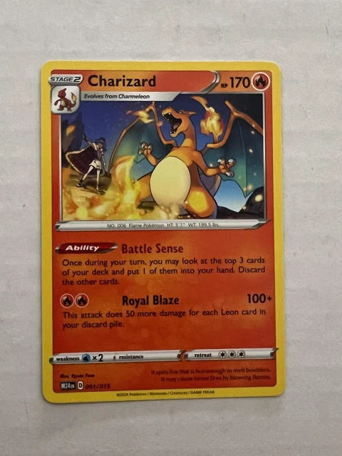CHARIZARD 2025 MCDONALDS Happy Meal Non-Holo Pokémon Dragon Discovery ...