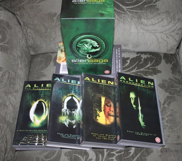 ALIEN SAGA THE Directors Cut VHS Box Set All videos shrink wrapped ...