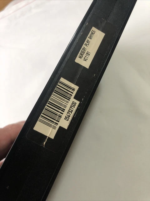NURSERY PLAY RHYMES VHS with Elizabeth Watts 1990 Tested Vintage Rare £ ...