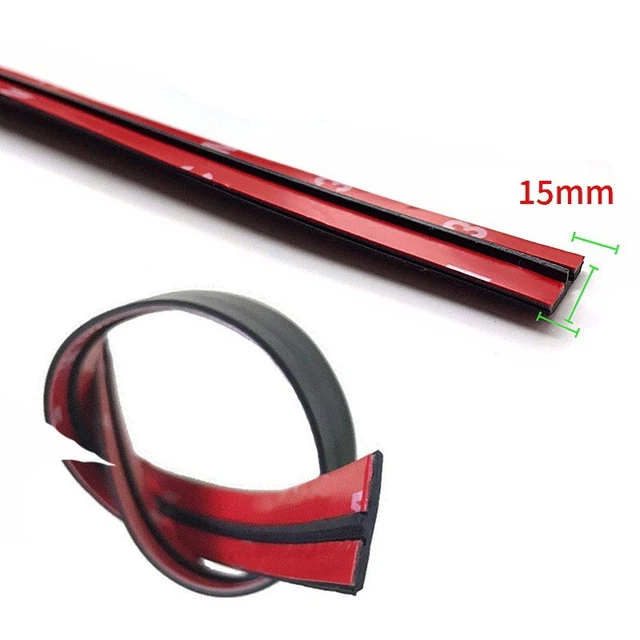 RUBBER CAR ROOF Door Gutter 10ft Seal Strip Quick and Easy Installation ...