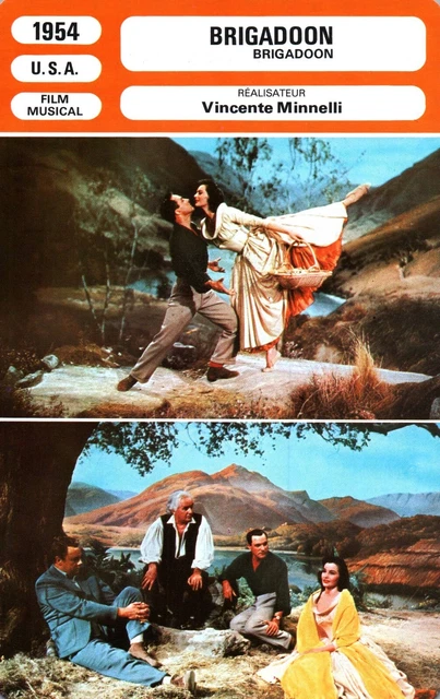 FICHE CINÉMA - VINCENTE MINNELLI - BRIGADOON - 1954* EUR 2,49 - PicClick FR