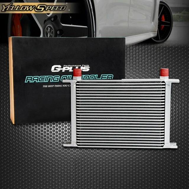 25 ROW 10AN Aluminum Engine Oil Cooler Silver New Fit For Universal $62 ...