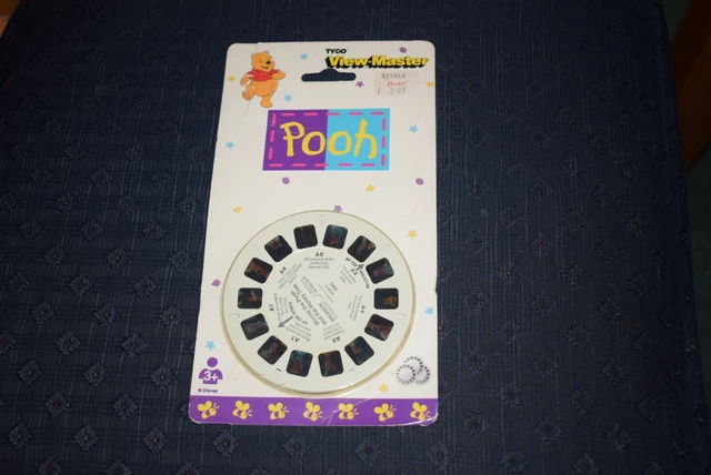 1996 WINNIE THE Pooh Tyco VIEWMASTER View Master 3 Reels & Card NEW ...
