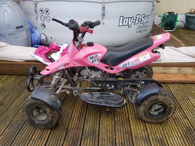 50CC PINK QUAD bike £75.00 - PicClick UK