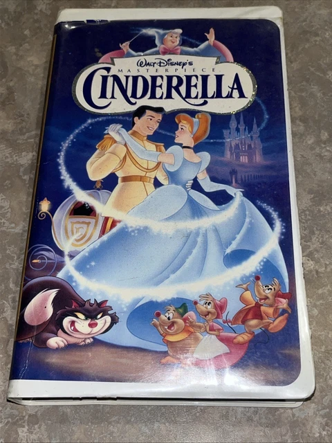CINDERELLA VHS MASTERPIECE Collection WALT DISNEY Clam Shell ***TESTED ...