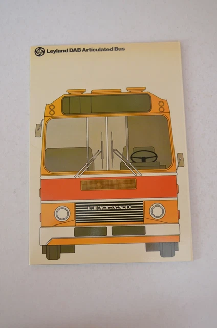 BUS COACH SALES Brochure Leyland DAB Articulated Bus 1970s £10.00 ...