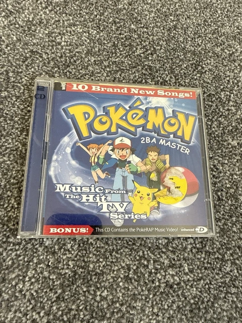 POKEMON 2.B.A. MASTER CD 1999 Soundtrack TV Series Only Disc 1 w/ Case ...
