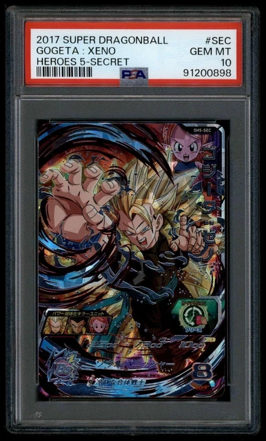 DRAGON BALL SUPER Heroes japonais 5 SH5-SEC Gogeta Xeno Secret PSA 10 91200898 EUR 145,30 ...