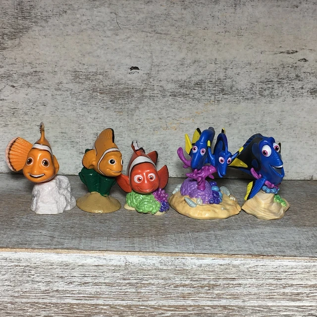 DISNEY PIXAR FINDING Nemo Dory Action Figure Lot Of 5 Toys PVC Figure ...
