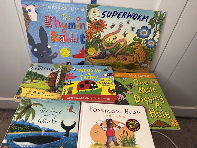 LARGE JULIA DONALDSON Axel Scheffler Childrens Book Bundle X 7 Books PB ...