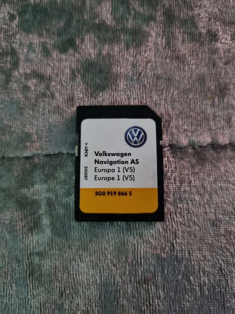 GENUINE VW VOLKSWAGEN UK EUROPE V5 Sat Nav SD Card 3G0 919 866S £25.00 ...