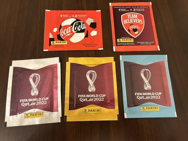 5 BUSTINE PANINI Qatar 2022 Coca Cola diverse Versioni EUR 10,50 ...