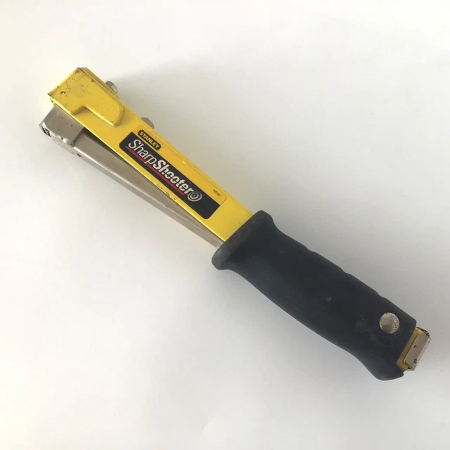 STANLEY HAMMER TACKER Slap Stapler Sharpshooter PHT150 Tested $9.97 ...