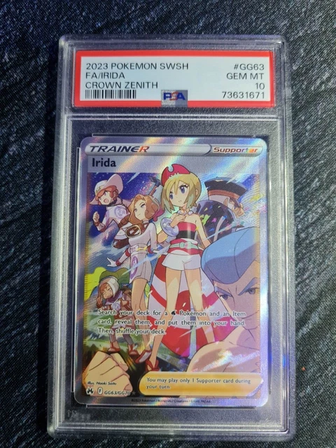 IRIDA FULL ART Trainer Crown Zenith 2023 Psa 10 EUR 99,04 - PicClick IT