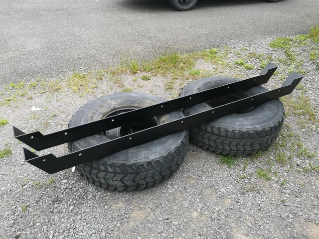 HUMVEE HMMWV ROCK Sliders jack rails strong HD powder coat $1,021.58 ...