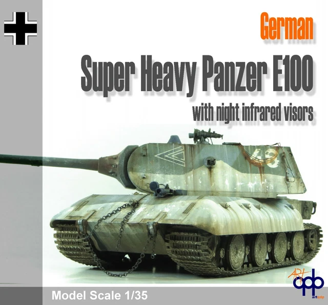 1/35 BUILT E-100 Gebaut Panzer WWII Blitzkrieg Krieg Diorama Tank ...