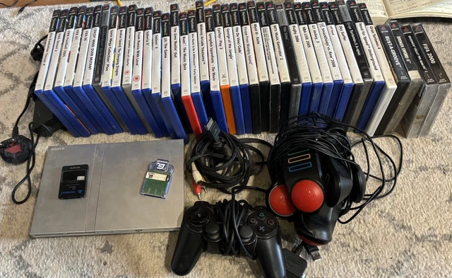 PS2 SLIM CONSOLE Games & Accessories Bundle £83.00 - PicClick UK