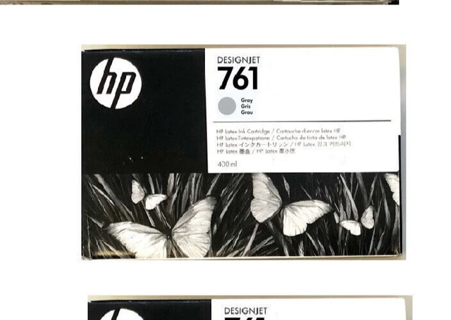 ORIGINAL TINTE HP Designjet T7100 T7200 / Nr. 761 CM995A GREY INK ...