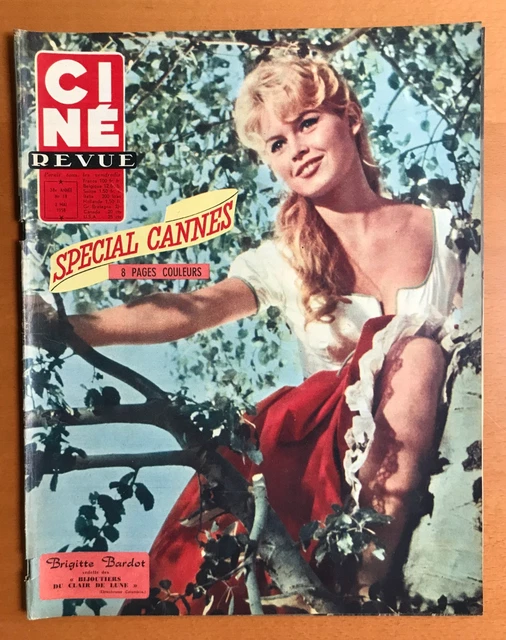 CINE REVUE 18/1958-BRIGITTE Bardot- Michele Morgan- Bourvil- Annie ...