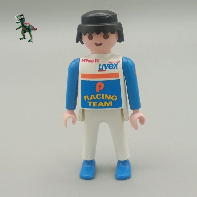 PLAYMOBIL FIGURA RACING Team Uvex Piloto Coche barqueta Formula 1 ...
