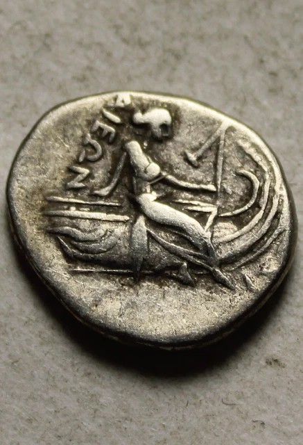 RARE GENUINE ANCIENT Greek silver coin Euboia Histiaia 146-196 BC ...