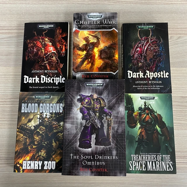 WARHAMMER 40,000 NOVEL Bundle 40K Chaos Space Marines Blood Gorgons ...