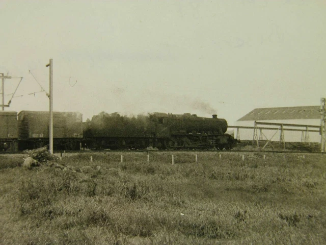VINTAGE RAILWAY REAL photograph LMS 8F Bescot steam train locomotive £10.80 - PicClick UK