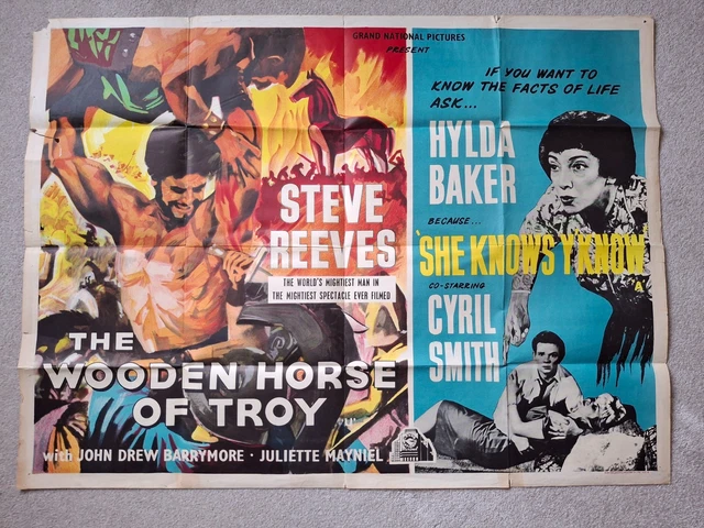 ORIGINAL RARE THE Wooden Horse of Troy / She Knows Y'Know Film Cinema ...