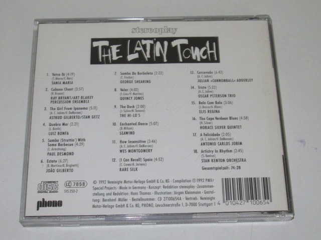 VARIOUS/SPECIALE CD 65 The Latin Touch (Stereoplay CD 27100654A) CD ...