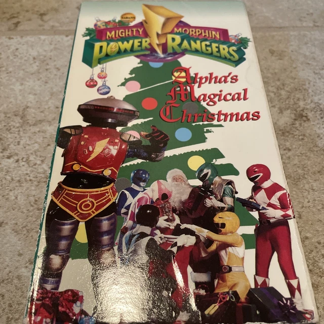 MIGHTY MORPHIN POWER Rangers : Alpha's Magical Christmas (VHS, 1994 ...