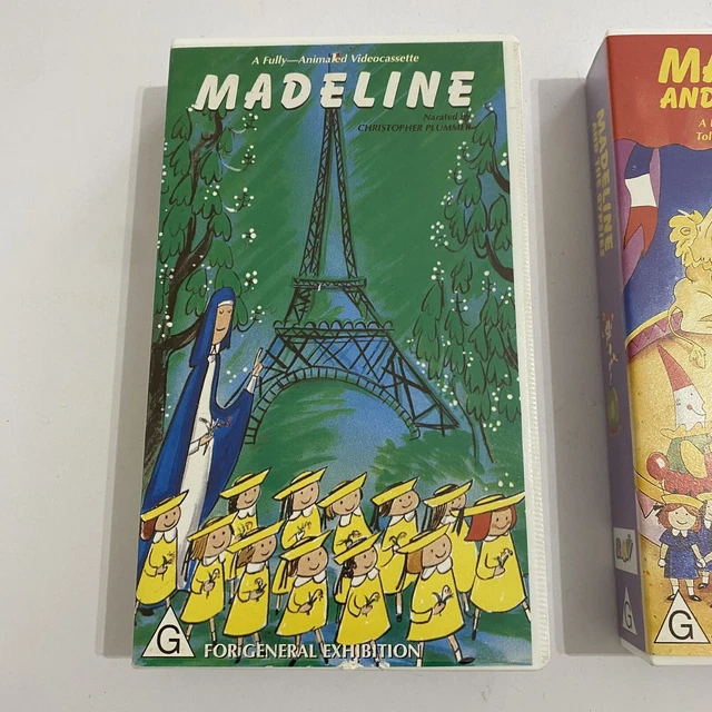 MADELINE VHS VIDEO Tapes Madeline and The Gypsies 90s Animated TV Show ...