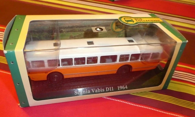 BUS COLLECTION ATLAS 1/72° Autobus Scania Vabis D11 1964 Neuf dans sa ...
