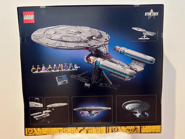 LEGO ICONS 10356 Star Trek USS Enterprise + Exclusive Set Shuttlepod ...