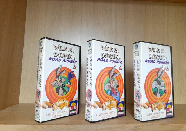 WILE E COYOTE & ROAD RUNNER _ VHS Warner Home Video _ EDIZIONE ITALIANA ...