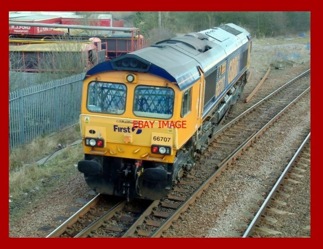 PHOTO CLASS 66 Loco No 66707 (2) £1.65 - PicClick UK