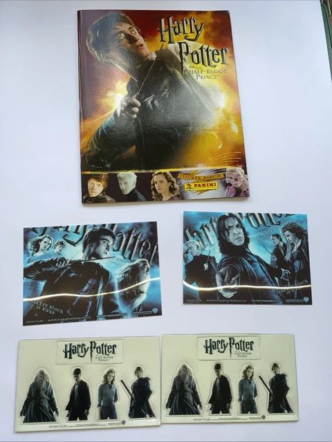 HARRY POTTER HALF-BLOOD Prince Merch - postcards, magnets, sticker book ...