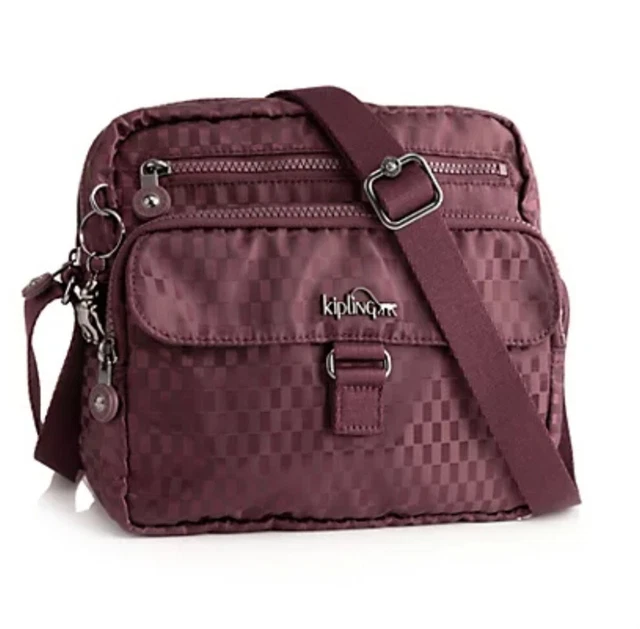 KIPLING® ORGANIZERTASCHE DONAVER 5 Staufächer Sicherheitsfach Weinrot ...