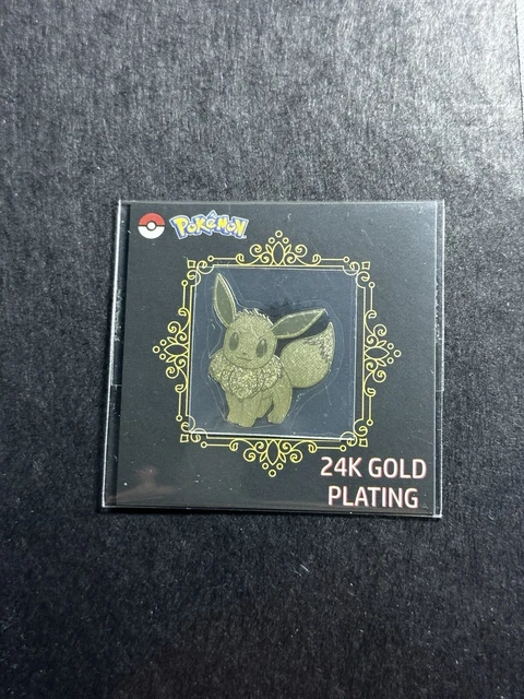 EEVEE POKEMON 24K Gold Plated Sticker Korean Striking Candy £20.00 ...
