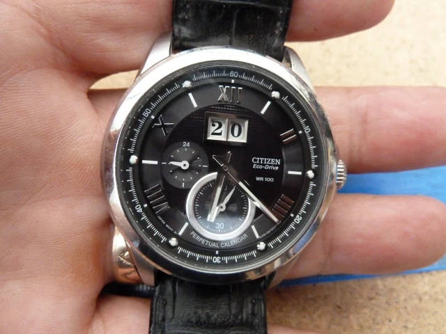 CITIZEN ECO DRIVE Calibre 3100 Perpetual Calendar WR100 E310-SO45282 ...