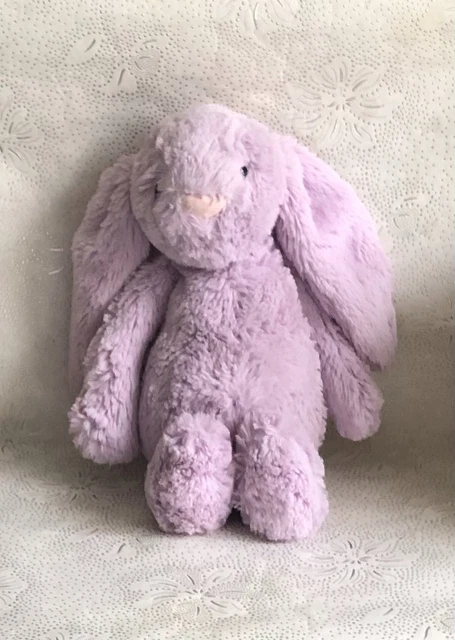 JELLYCAT BASHFUL Lilac Bunny - Medium Soft Plush Toy Rare Retired £52.70 - PicClick UK