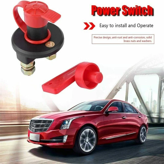 BOAT RV MARINE Disconnect Power Switch Kit Battery Master Isolator Cut ...